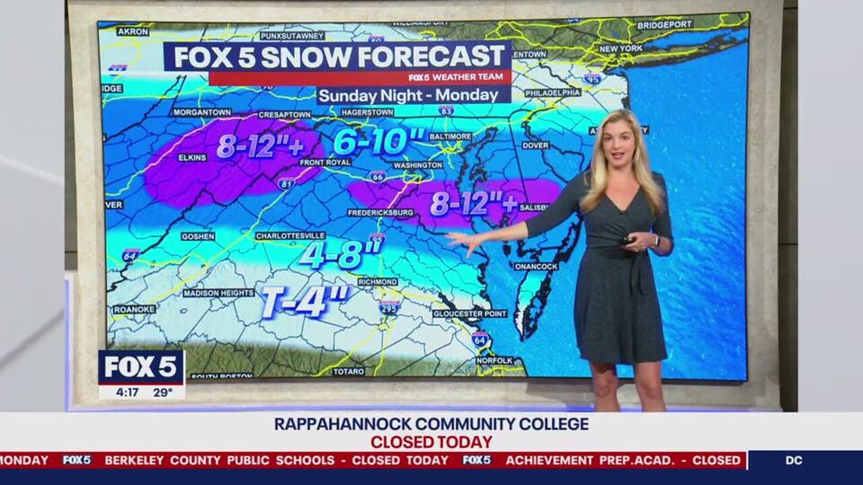 DC snow forecast: Heavy snowfall moving across the DMV - NewsBreak