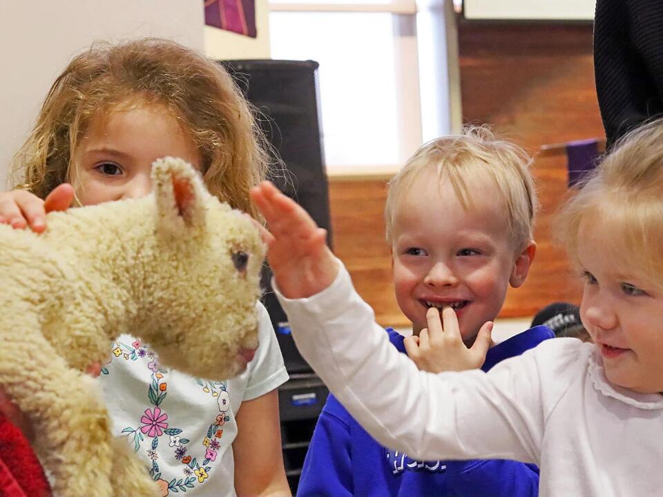 A GOOD FRIDAY: Trinity welcomes families for interactive children's service