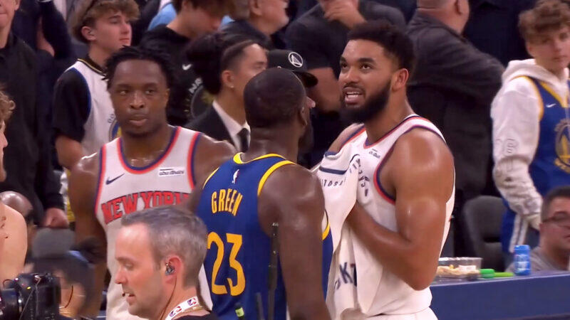 OG Anunoby & Karl-Anthony Towns Confront Draymond Green Before He Skips ...