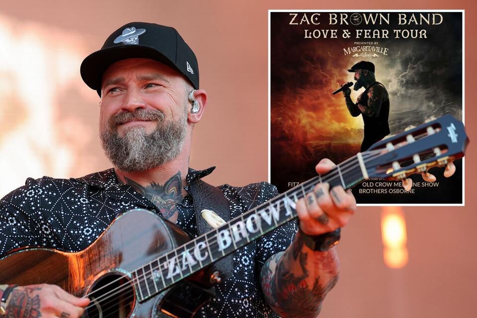 Tour Alert! Zac Brown Band Announce 2026 'Love & Fear' Tour - See the ...