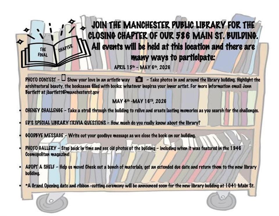 📸 Enter the Manchester Library Photo Contest by May 6 - NewsBreak