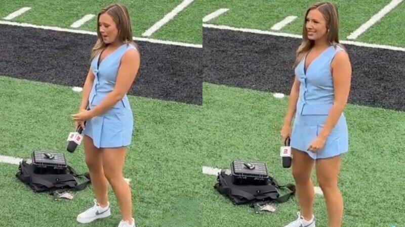 ESPN College Football Reporter Taylor Davis “Almost Forgot Where She ...