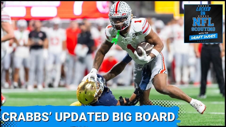 Kyle Crabbs updated 2025 NFL Draft Big Board entering Scouting Combine ...