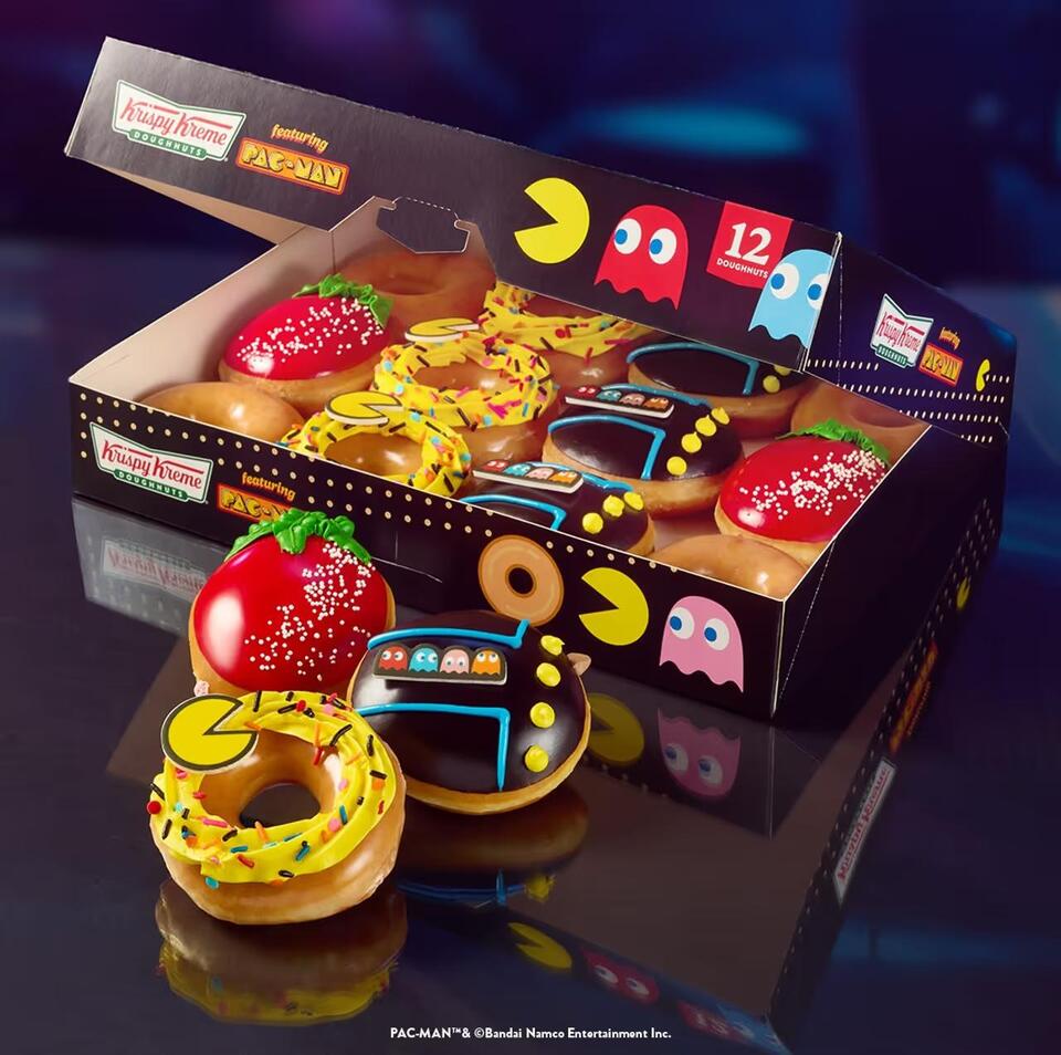 Special Krispy Kreme Doughnuts Mark Pac-Man's 45th Birthday - NewsBreak