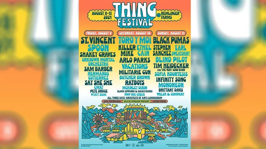 Thing festival 2024: Seattle lineup, tickets, presale promo code ...