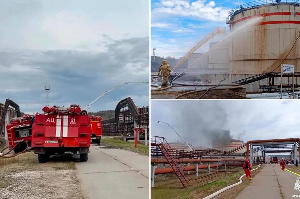 Russian oil refinery fire causes deaths and injuries, officials say ...