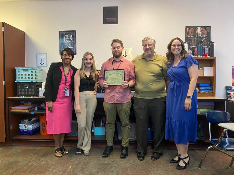 Shadow Ridge teacher is month’s best in Surprise