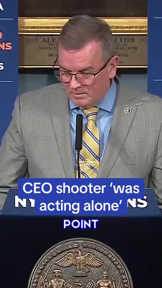 Chief of Detectives Joseph Kenny has revealed the UnitedHealthcare ...