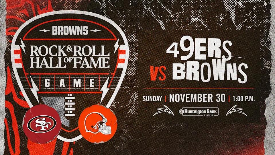 Browns to host 2nd annual Rock & Roll Hall of Fame Game against San ...