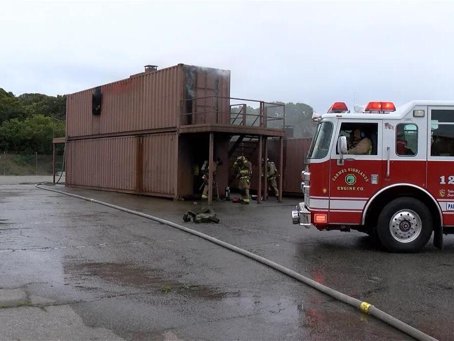 WATCH: Final phase of Cal Fire structure fire training