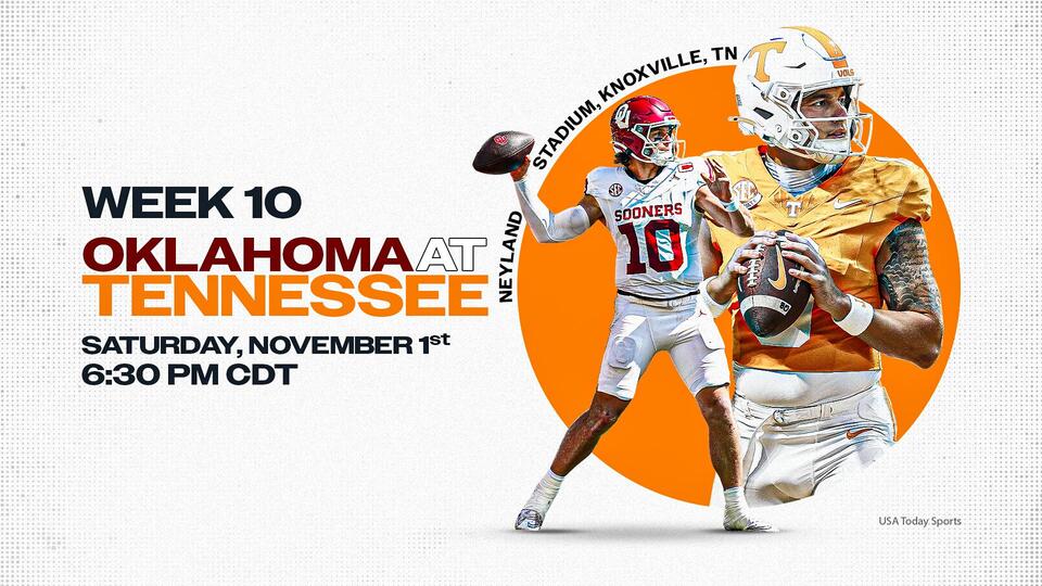 What channel is Oklahoma vs. Tennessee on today? Time, TV schedule to ...