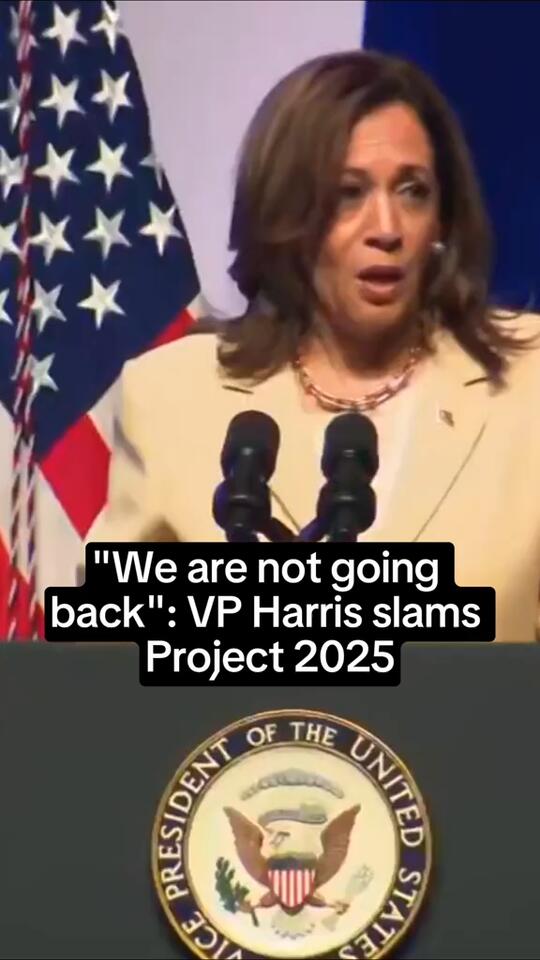 Kamala SLAMS Project 2025 - NewsBreak