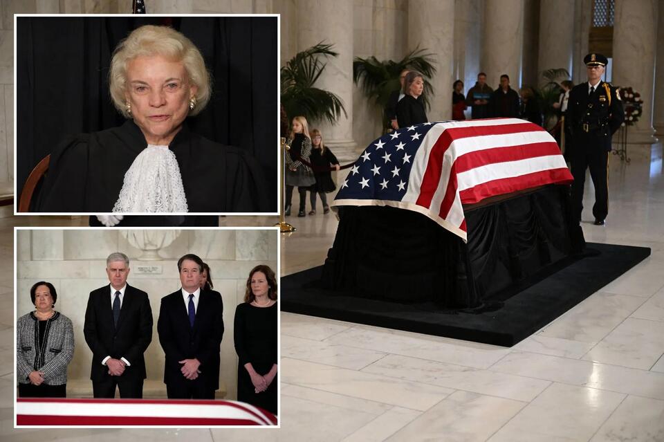 Sandra Day O’Connor’s body lies in repose as justices, VP Harris pay ...