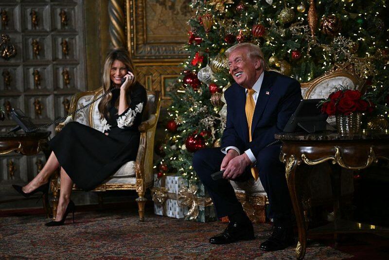 Trump, First Lady Melania participate in NORAD Santa calls - NewsBreak