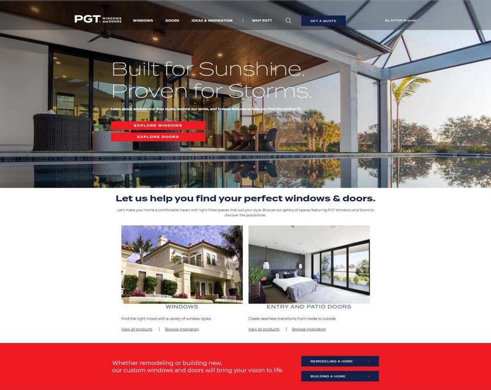 MITER Brands Announces New Brand Identity for PGT Windows and Doors ...