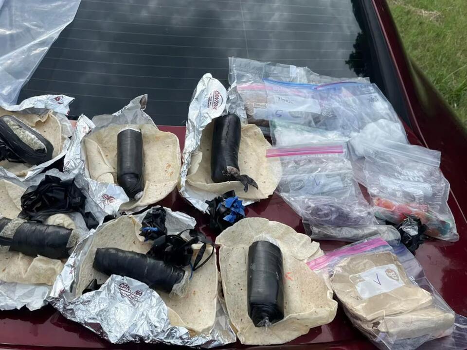 Police find drugs wrapped in Taco Bell burrito wrappers, tortillas