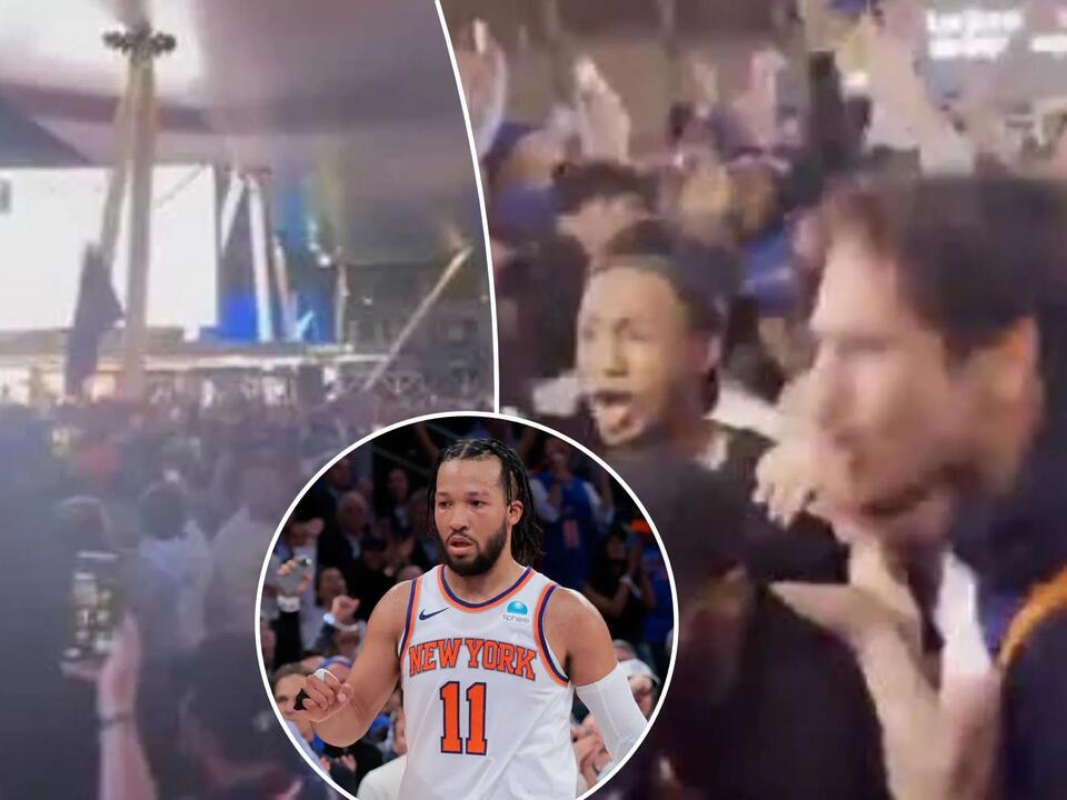 Knicks fans go nuts again outside MSG after Game 1 win over Pacers