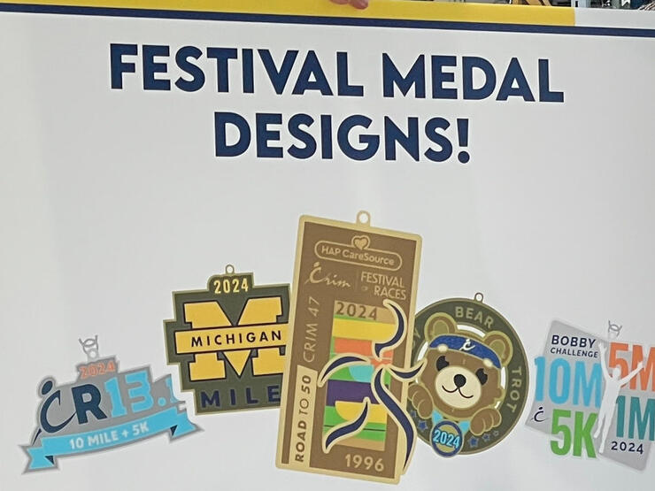 Crim Festival of Races unveil medals for 2024
