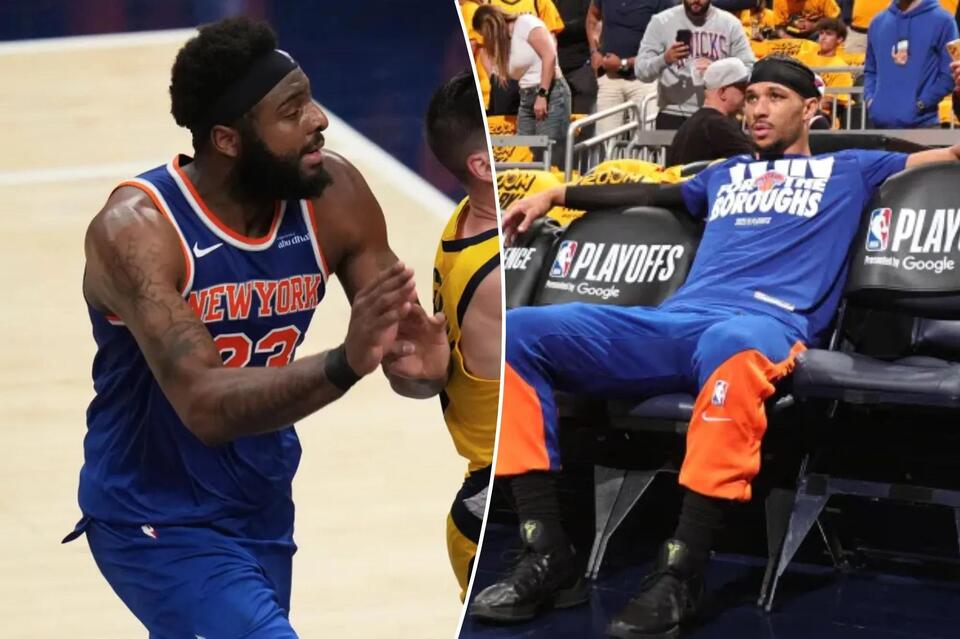 Josh Hart begins Game 4 on bench as Knicks stick with reconfigured lineup - NewsBreak