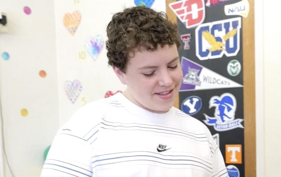 Eighth grader who helps kids in Unified PE class is honored with Emmy’s ...