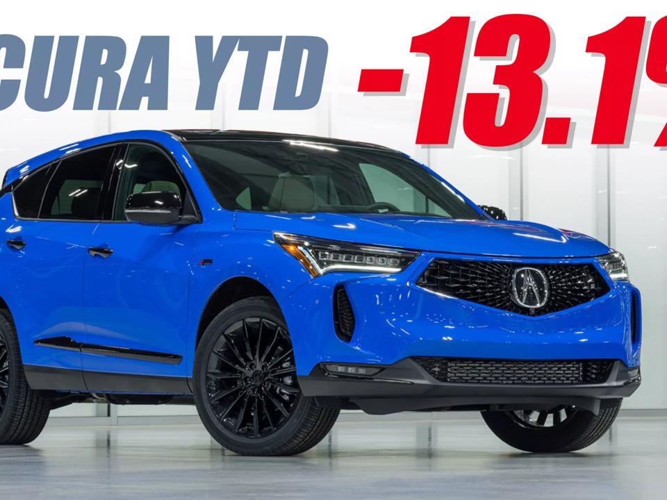 Acura Sales Plunge 21% In June As All Models Except RDX Tank
