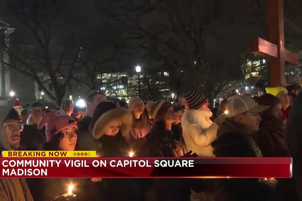 Vigil held at State Capitol to honor victims of Madison school shooting ...