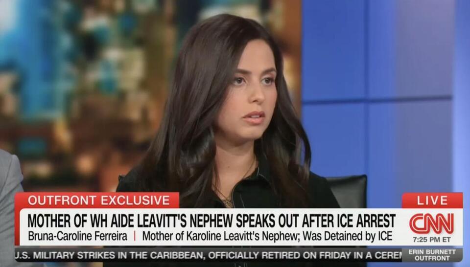 Mother of Karoline Leavitt’s Nephew Tells CNN That ICE Arrested Her ...