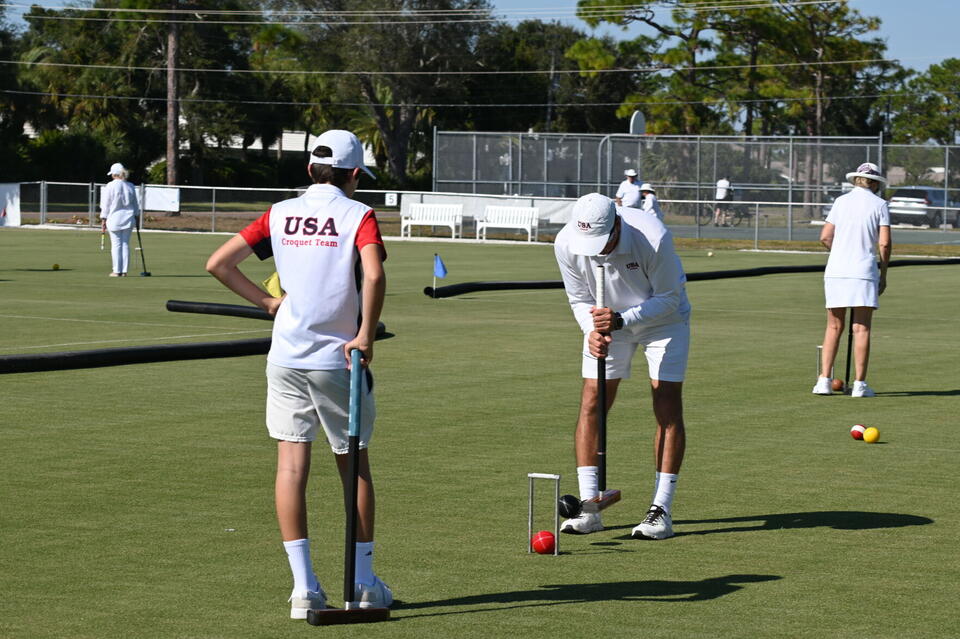 WITH VIDEO: Golf croquet — husband vs. wife, father vs. son - NewsBreak