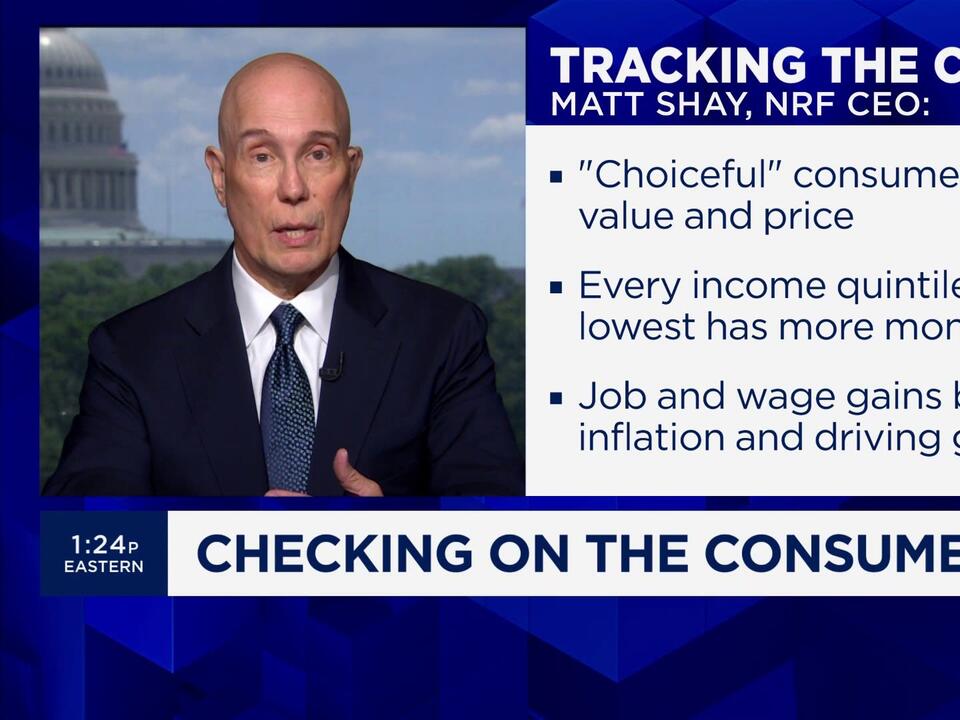 'We expect moderation this year' in consumer spending, says NRF CEO ...