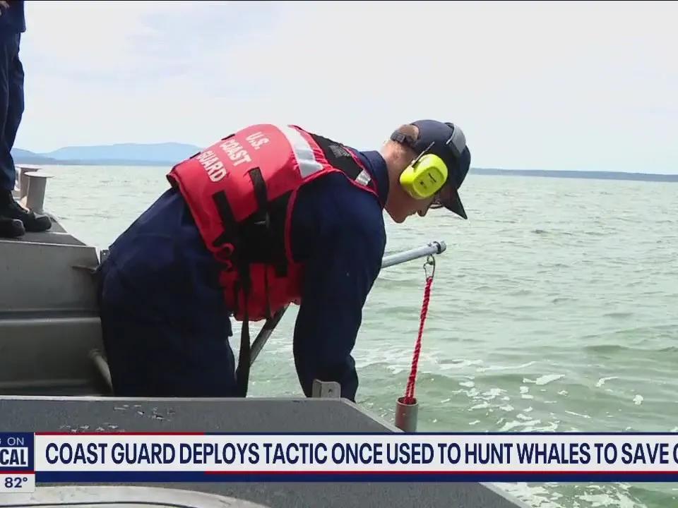 Coast Guard uses old whale-hunting tactic to save WA orcas