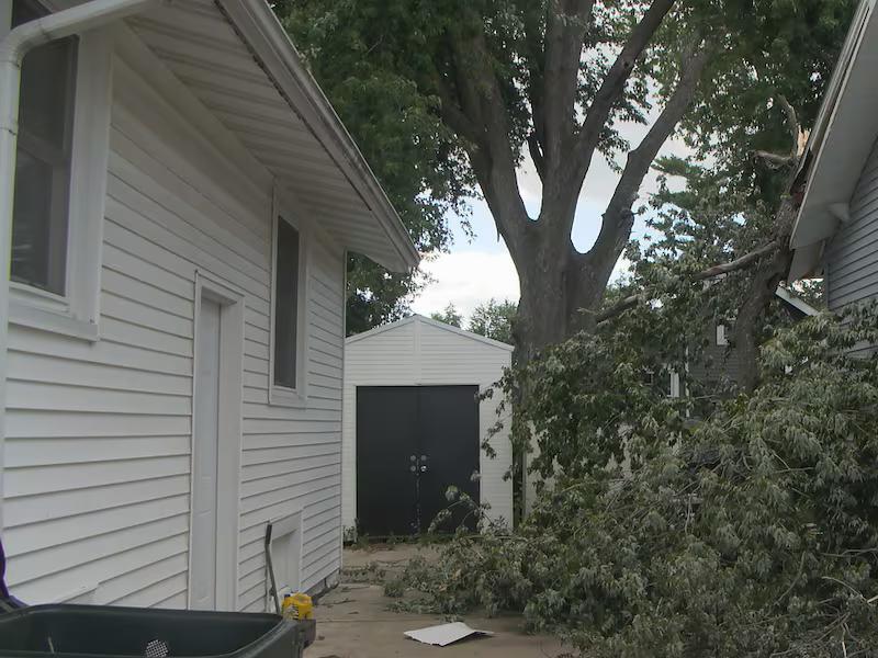 Homeowner struggles to pay for storm damage after Monday’s derecho