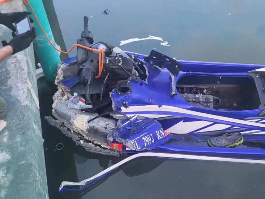 Video shows father and son on watercraft before fatal Florida Keys crash