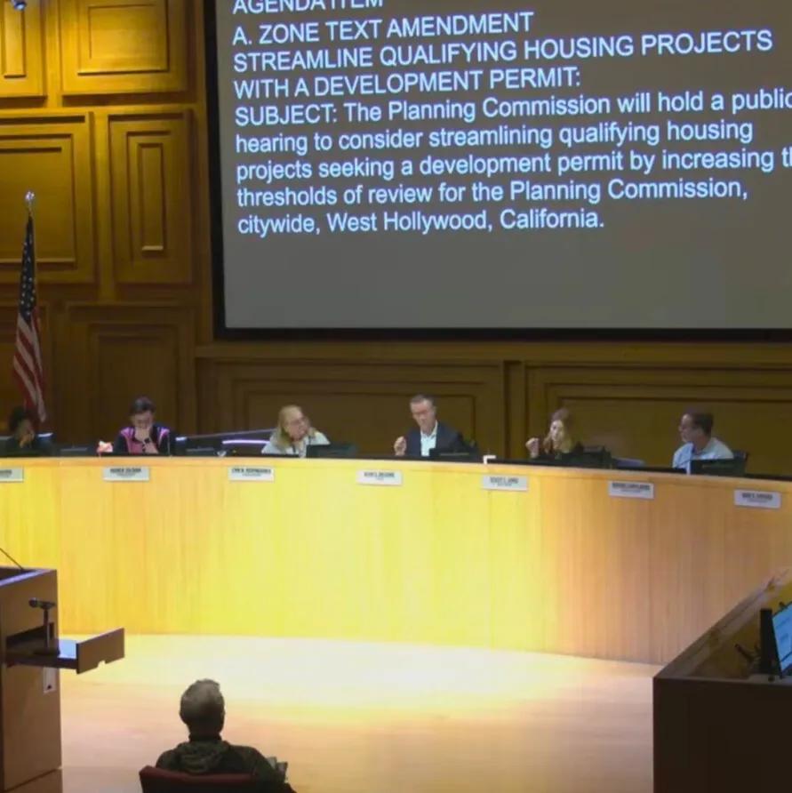 West Hollywood Planning Commissioners Admit They Have No Real ...