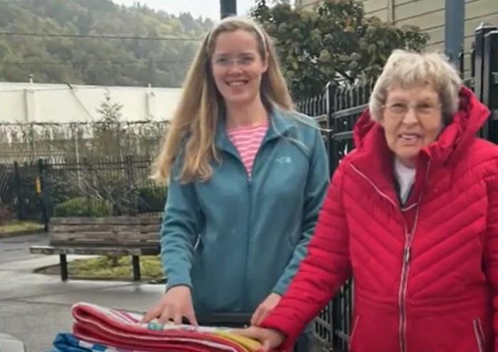 Mother, daughter donate homemade quilts to local shelter - NewsBreak