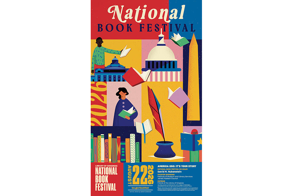 Andrew Bannecker brings color and joy to 2026 National Book Festival ...