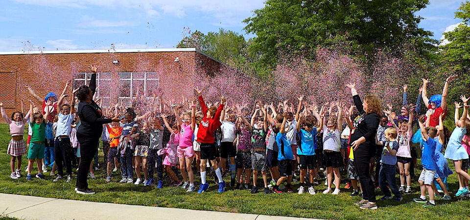 Confetti challenge helps students focus on spreading joy - NewsBreak