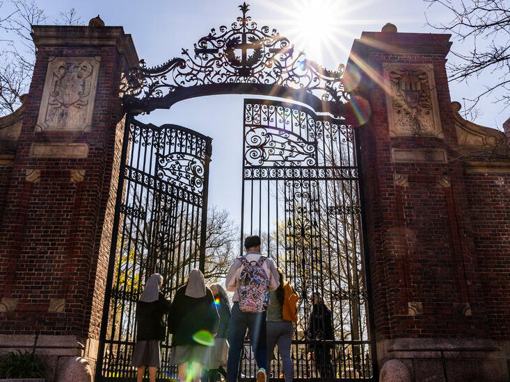 Harvard University participates in graduation protests