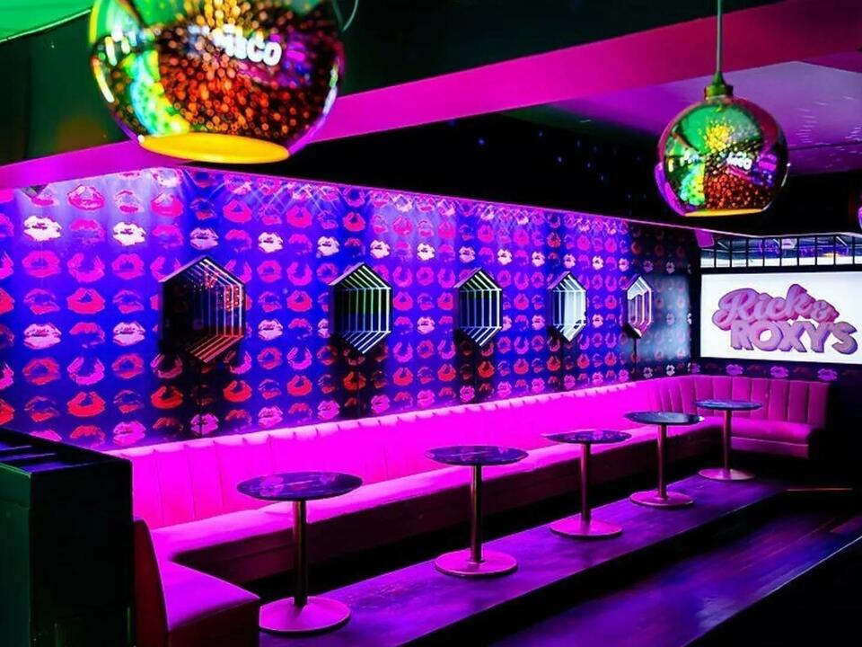 Rick & Roxy’s, a two-in-one ’70s bar and club, opens this week
