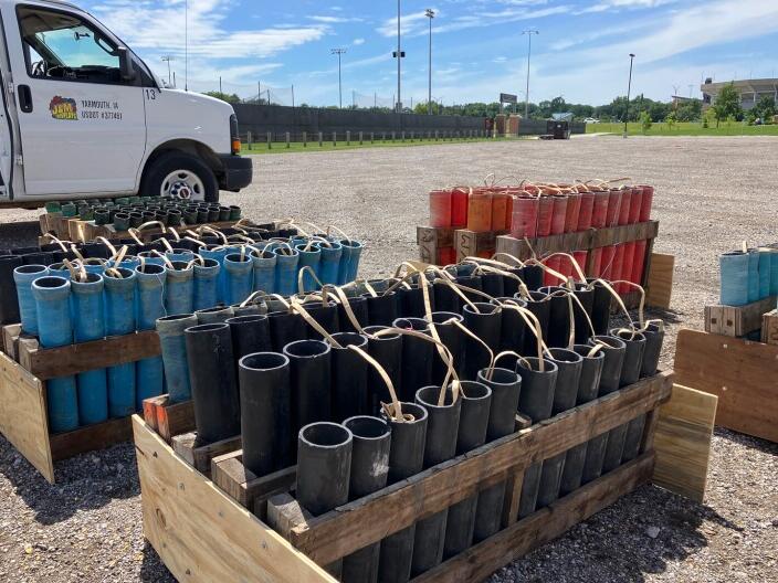 Behind a fireworks show, pyrotechnicians mix technical and artistic skills