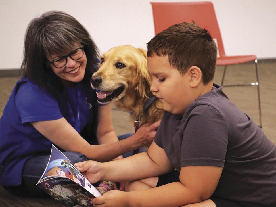 Brooklyn Park Library features four-legged volunteers