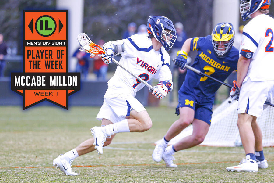 Men's Division I Player of Week 1: McCabe Millon, Virginia - NewsBreak