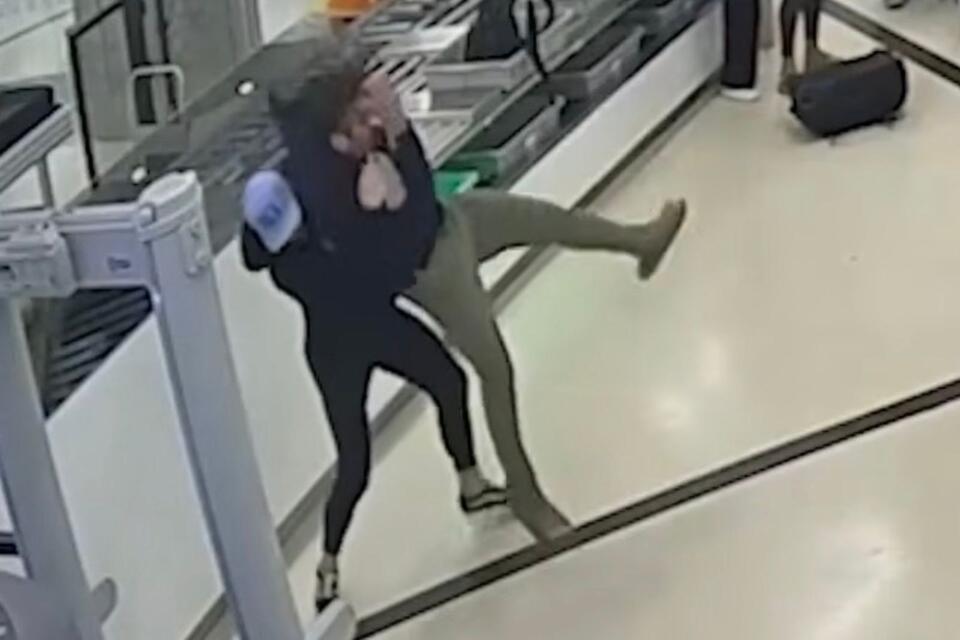 WATCH: Bystander Tackles Man Who Breached TSA Security - NewsBreak