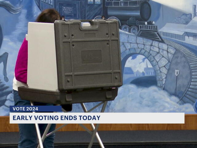 Saturday marked final day of early voting before Tuesday's presidential ...