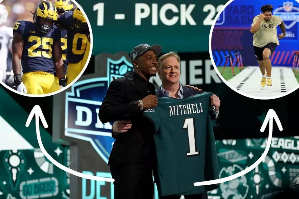Eagles Round 2 mock draft improves defense, adds depth to offense ...