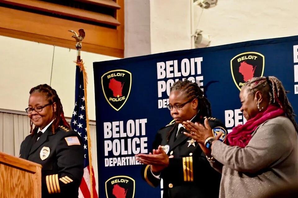 Schonella Stewart becomes Beloit’s first female police chief with her ...
