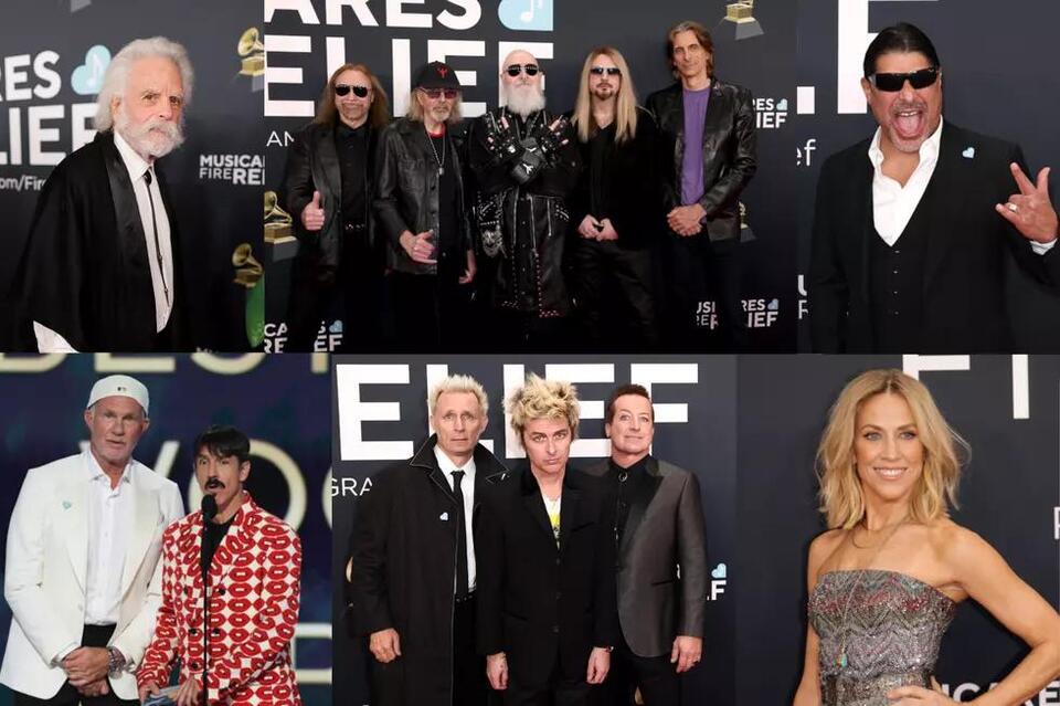 Rock Stars at the 2025 Grammys: Photo Gallery - NewsBreak
