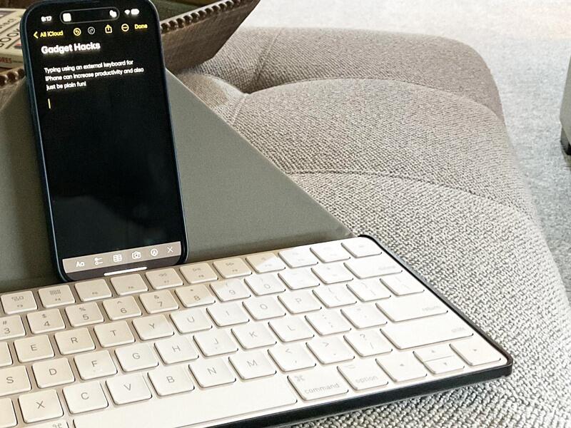 Tired Of Tapping Use An External Keyboard On Your Iphone And Unlock