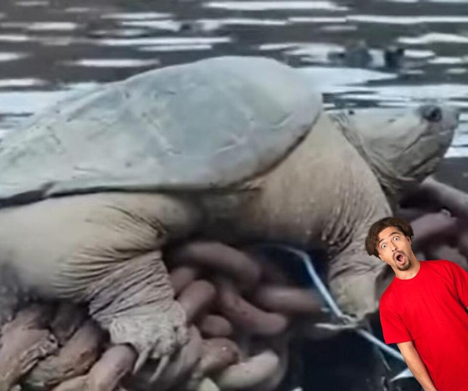 ‘Chonkosaurus’ a 100lbs Snapping Turtle, Spotted on the Chicago River ...