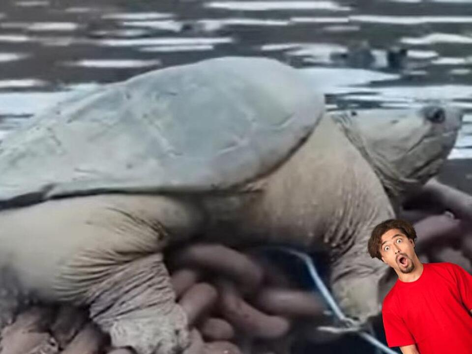 ‘Chonkosaurus’ a 100lbs Snapping Turtle, Spotted on the Chicago River ...
