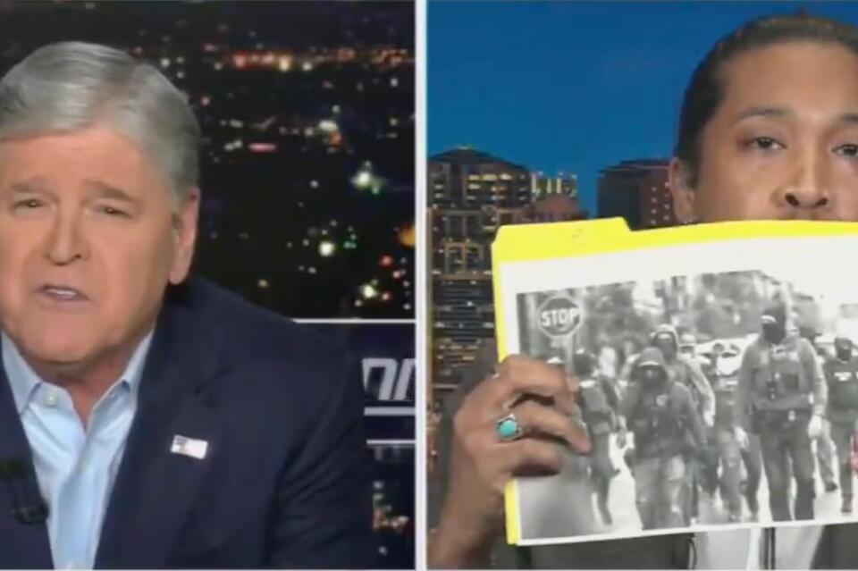 Hannity and Democrat get into wild on-air argument and accuses Fox host ...